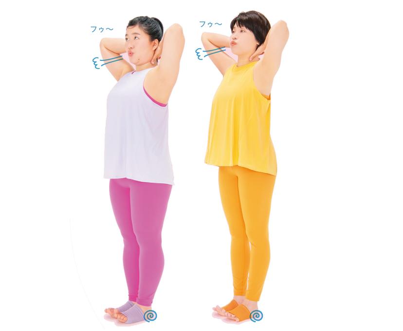 立ってラクにできる腹筋トレ「逆腹筋」で目指せ美ウエスト！ ガンバレルーヤが挑戦 | ビューティー、ファッション、エンタメ、占い…最新情報を毎日更新 | ananweb